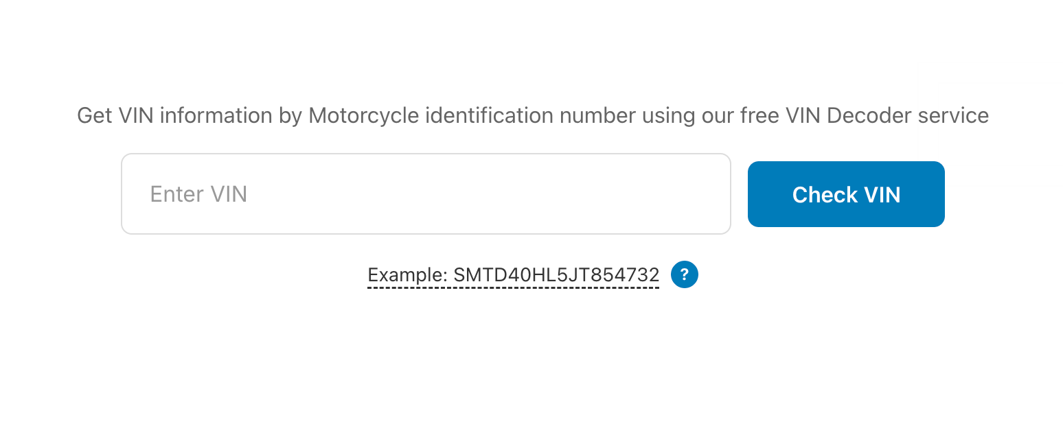 Motorcycle Vin lookup - bikenrider.com